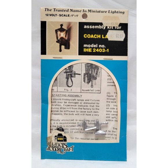 Illinois Hobbycraft | Toys | Illinois Hobbycraft Coach Lamp Assembly ...